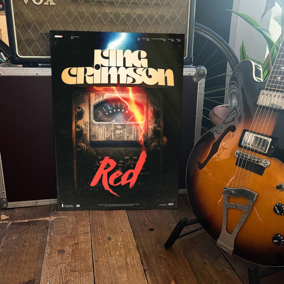 King Crimson – Red – Alternative Poster Artwork - Etsy