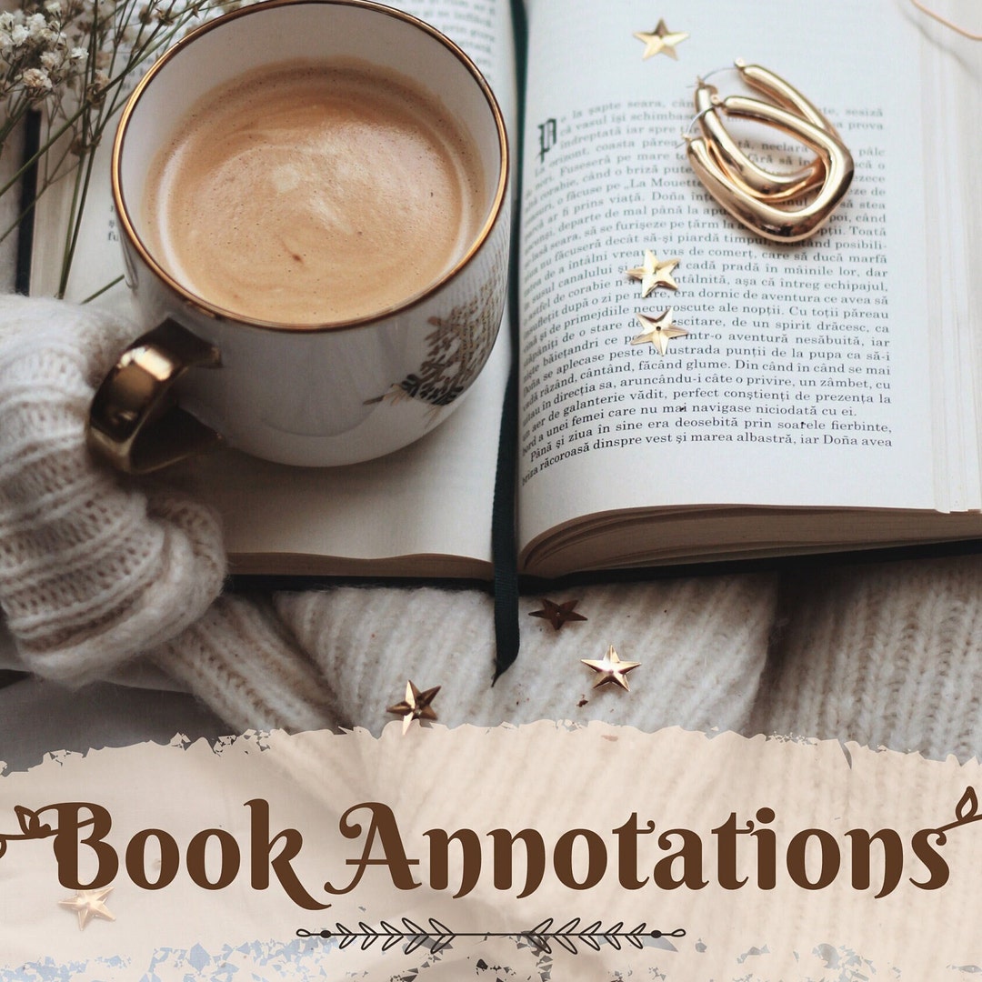 Custom Book Annotations - Etsy