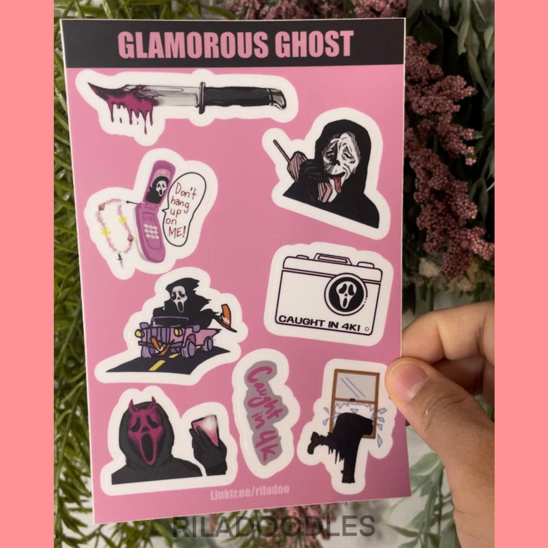 Glamorous Ghost Killer Sticker Set - Etsy