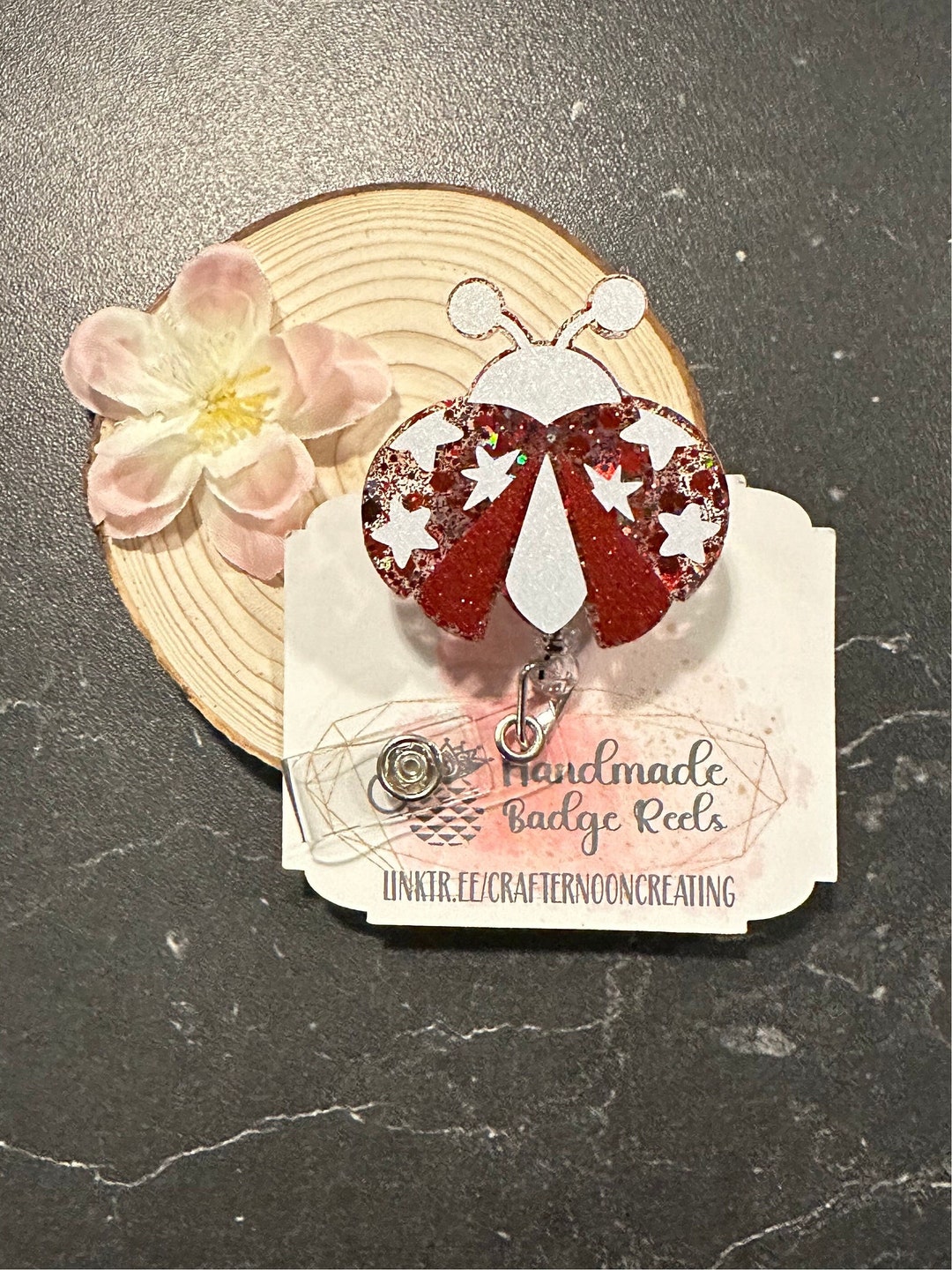 Ladybug Badge Reel, Nurse Badge Holder, NICU ID, Teacher Appreciation ...