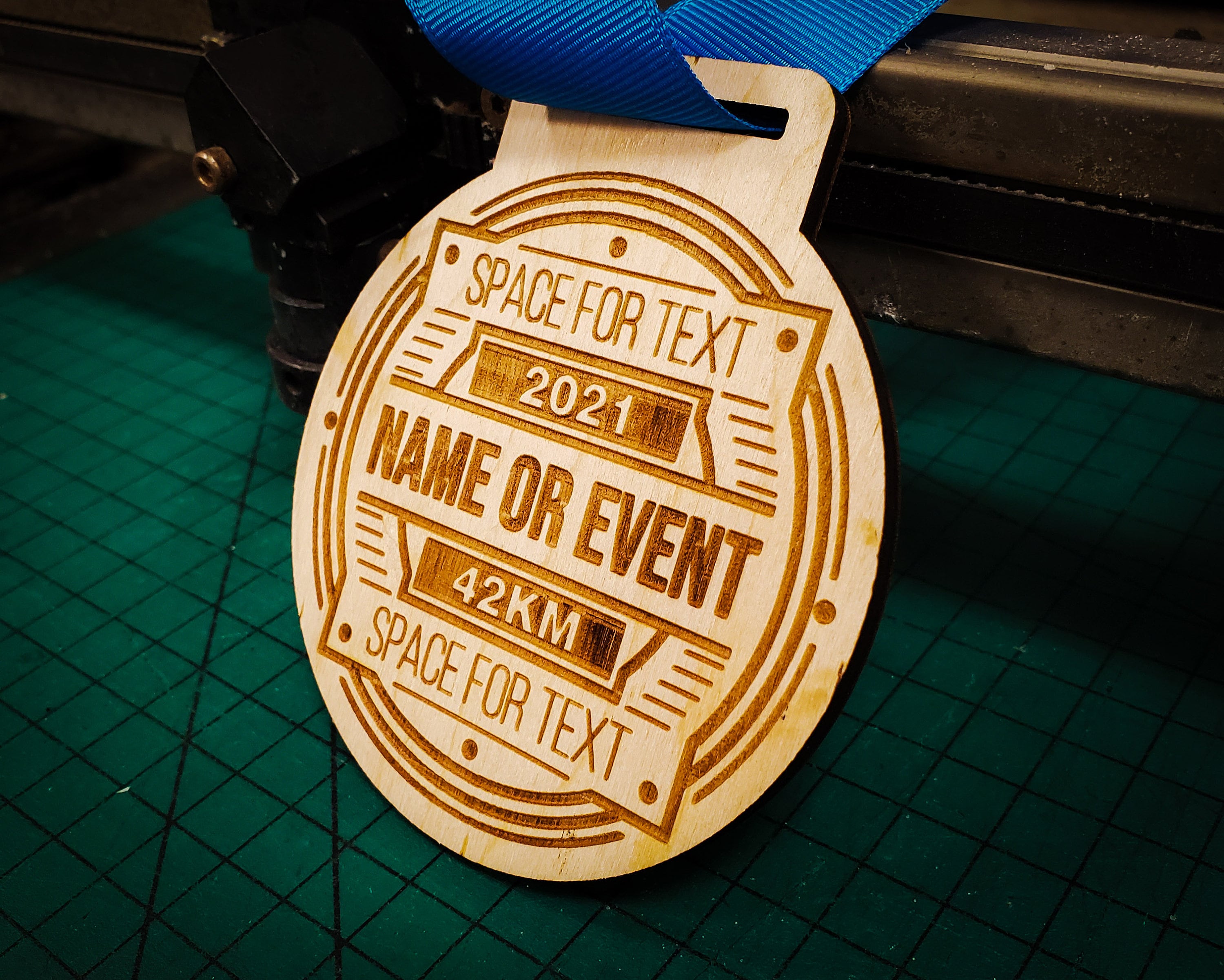 Personalised Wooden Medal Design 9 Sport Custom Medals Race | Etsy