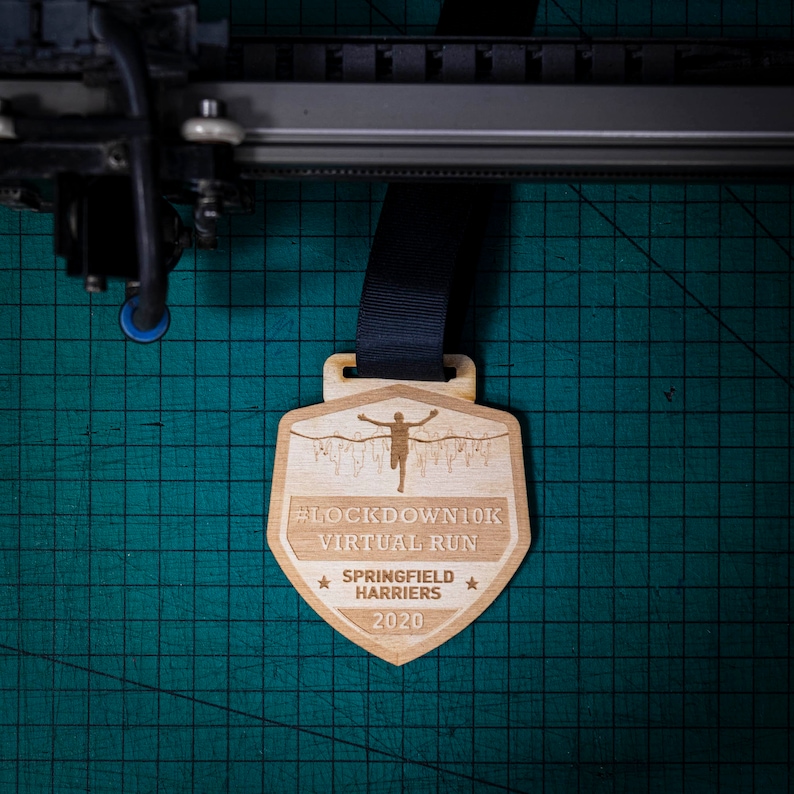 Personalised Wooden Medal Design 3. Sport Custom Medals Race Award ...