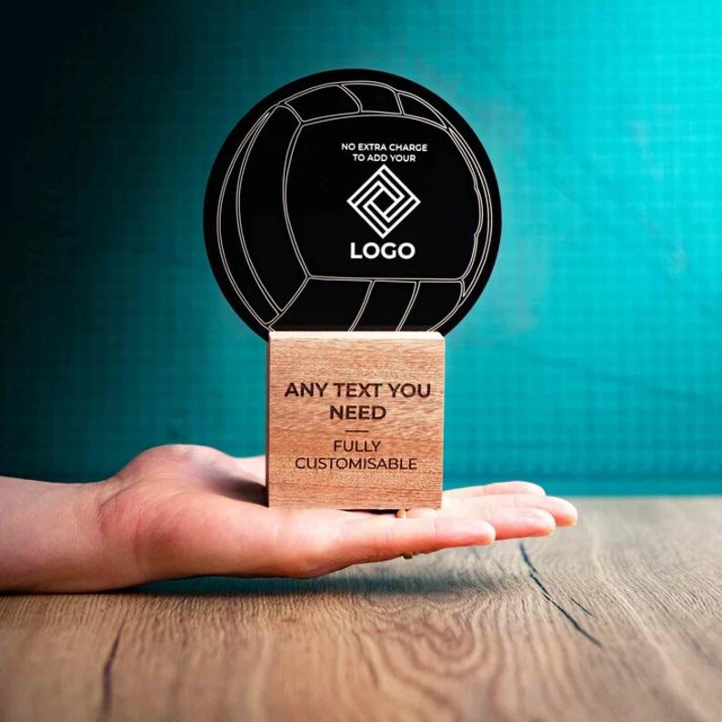 LEGACY - NETBALL - Personalised Wood Acrylic Trophy Award Personalized ...