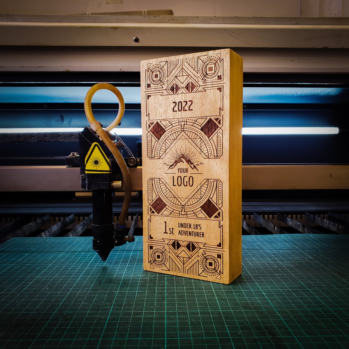 Personalised Wooden Acrylic DECO Trophy Award Personalized - Etsy