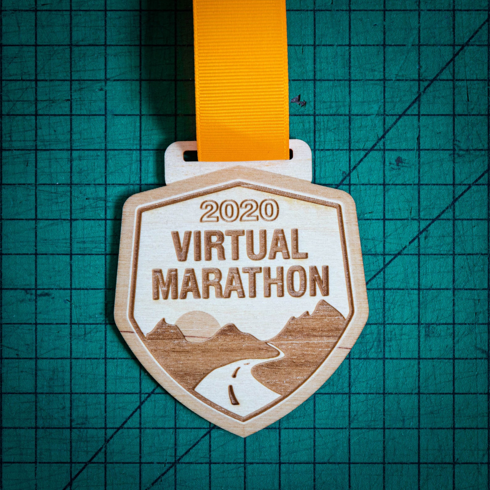 Personalised Wooden Medal Design 6. Sport Custom Medals Race Award ...