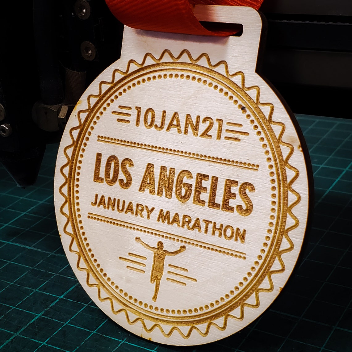 Personalised Wooden Medal Design 10. Sport Custom Medals Race Award ...