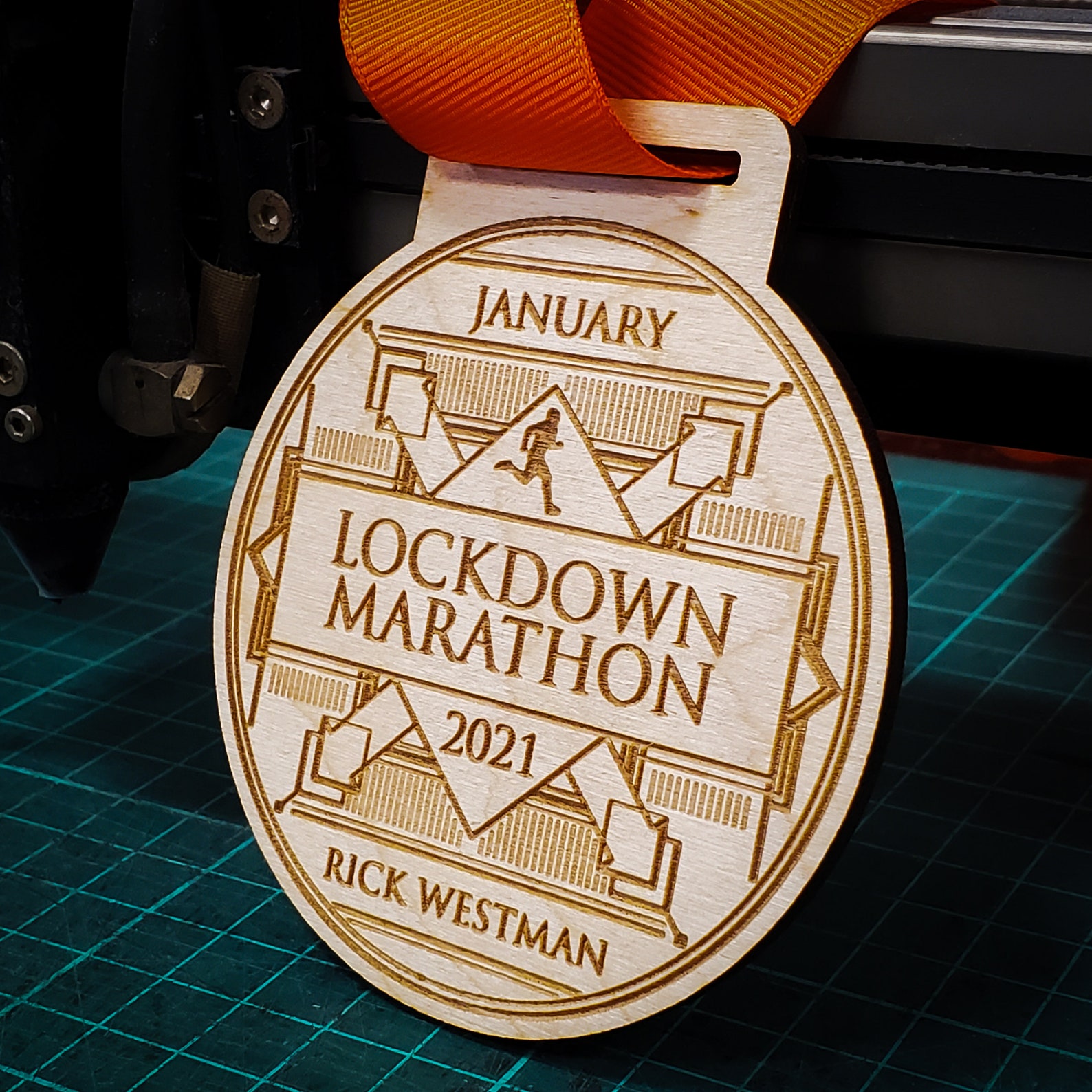 Personalised Wooden Medal 15 Sport Custom Medals Race Award | Etsy