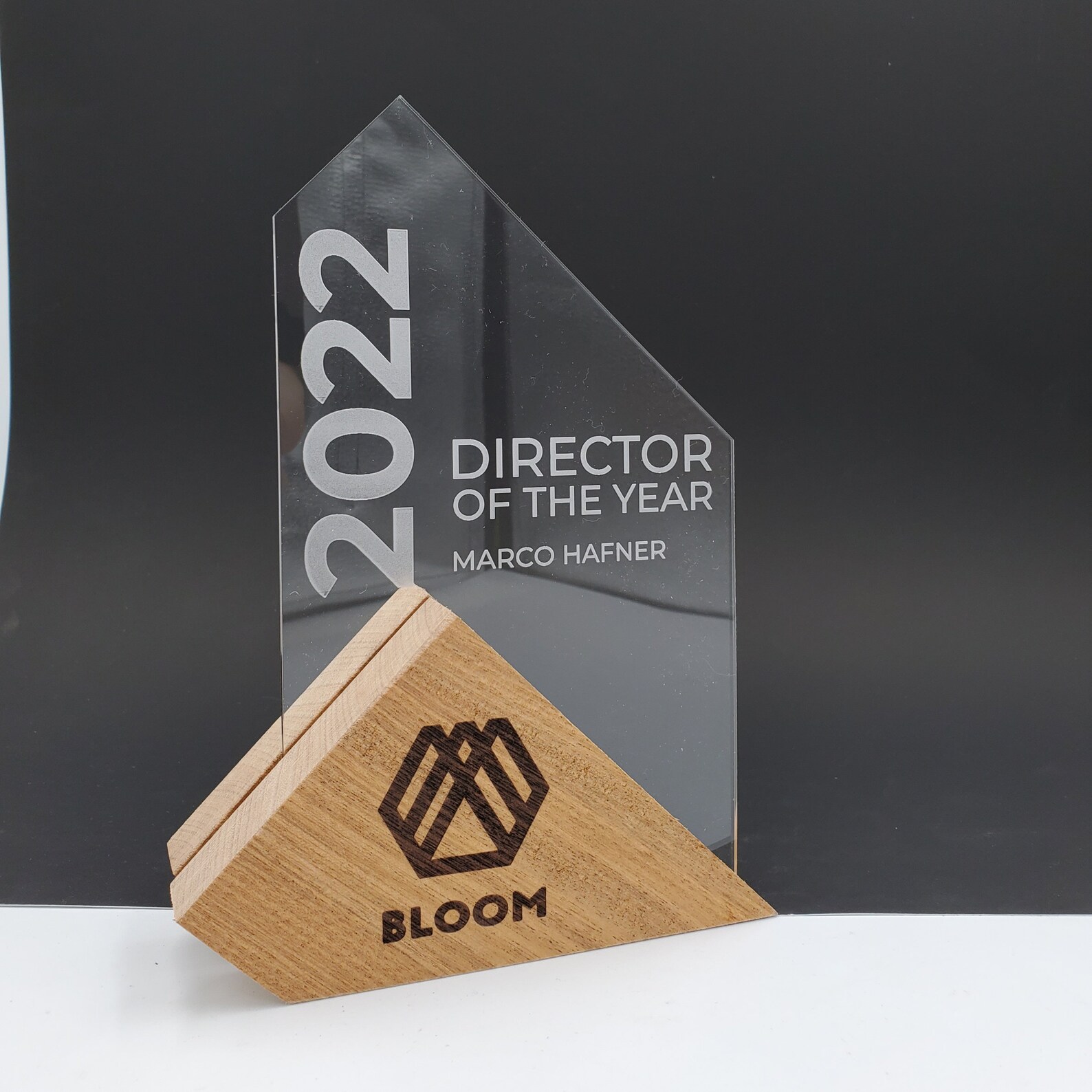Personalised Wooden Eco Trophy Award MIZZEN Personalized - Etsy