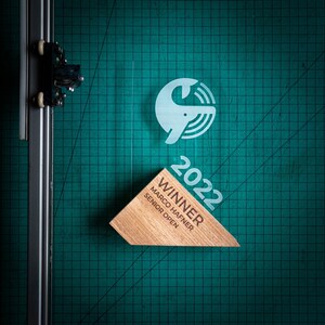 Personalised Wooden Eco Trophy Award SCHOONER Personalized Bespoke ...