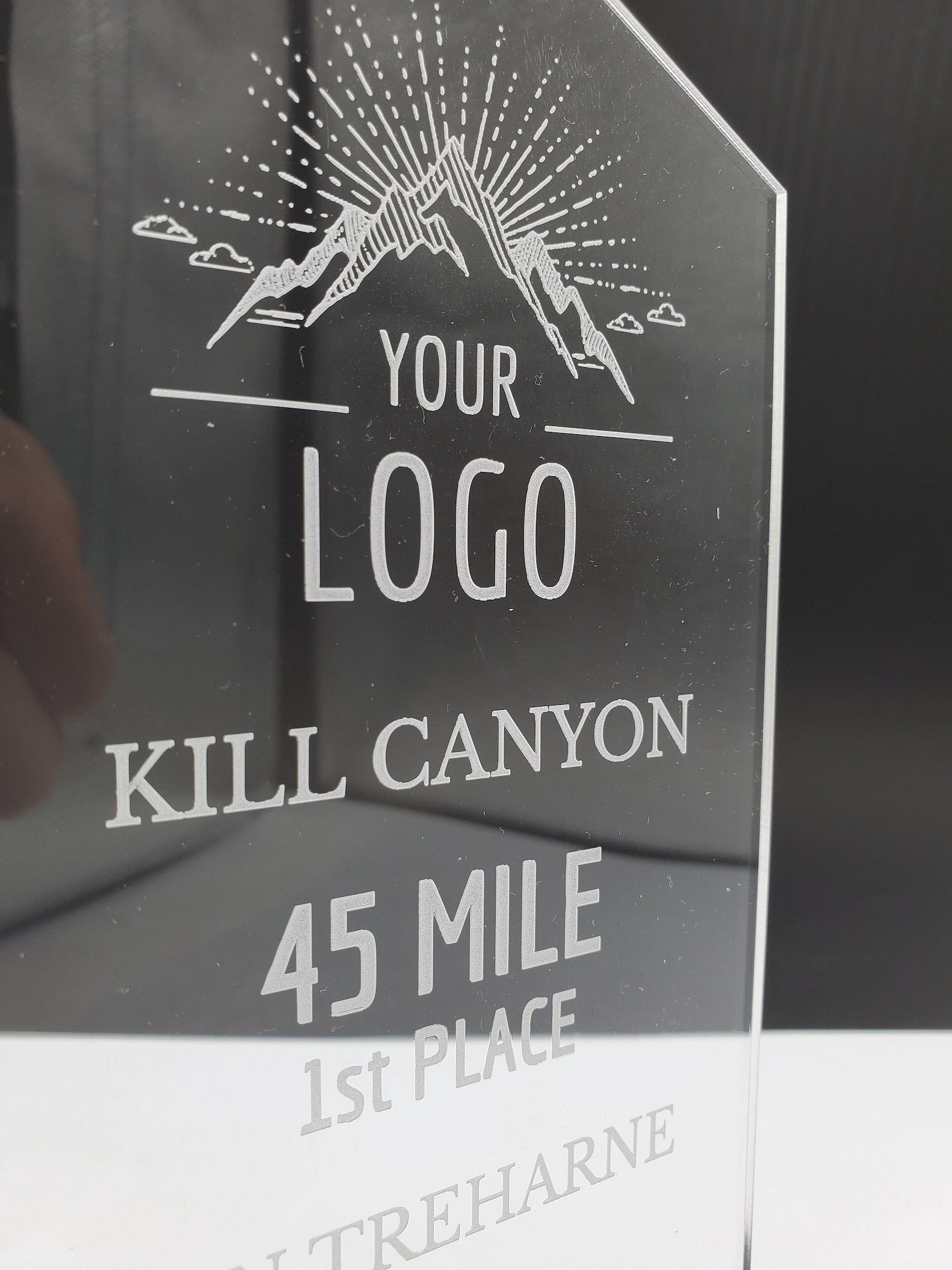 Personalised Trophy Slate Pinnacle Award Personalized Bespoke - Etsy