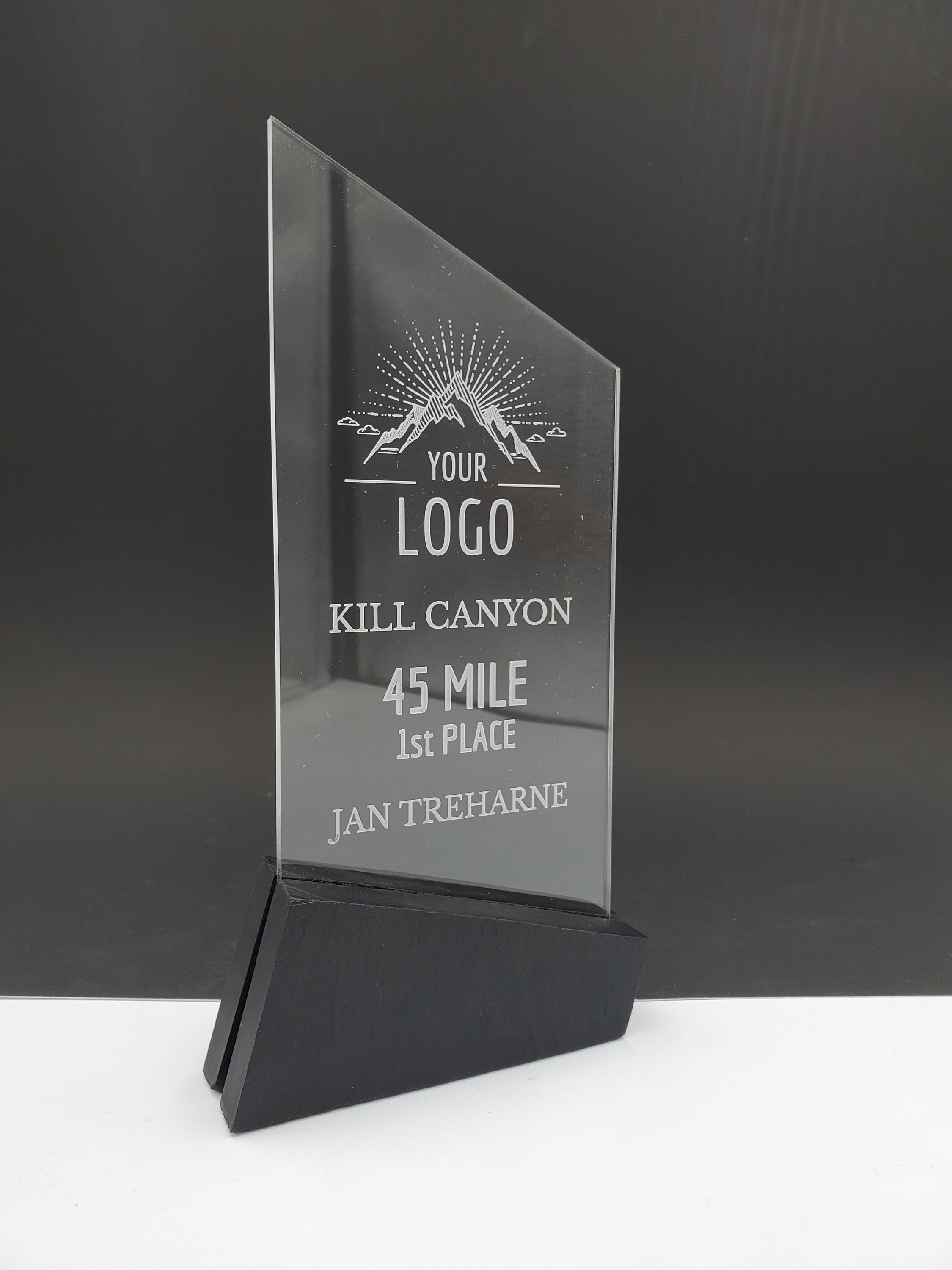 Personalised Trophy Slate Pinnacle Award Personalized Bespoke - Etsy UK