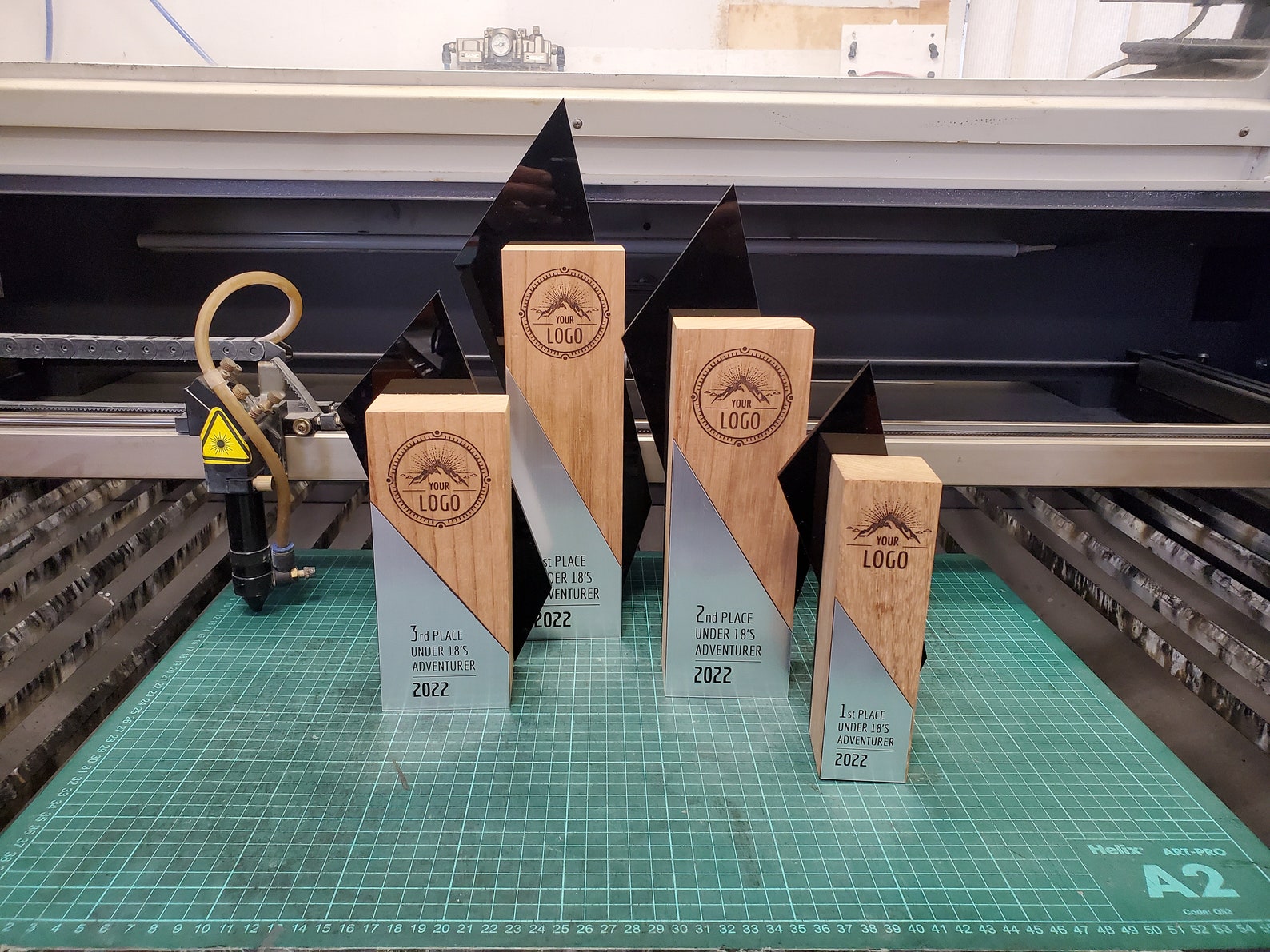 Personalised Wooden Trophy Kite Award Personalized Bespoke - Etsy