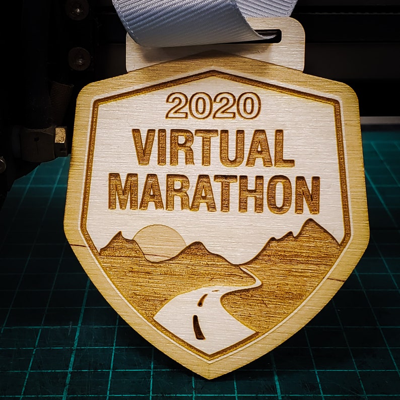 Personalised Wooden Medal Design 6. Sport Custom Medals Race Award ...