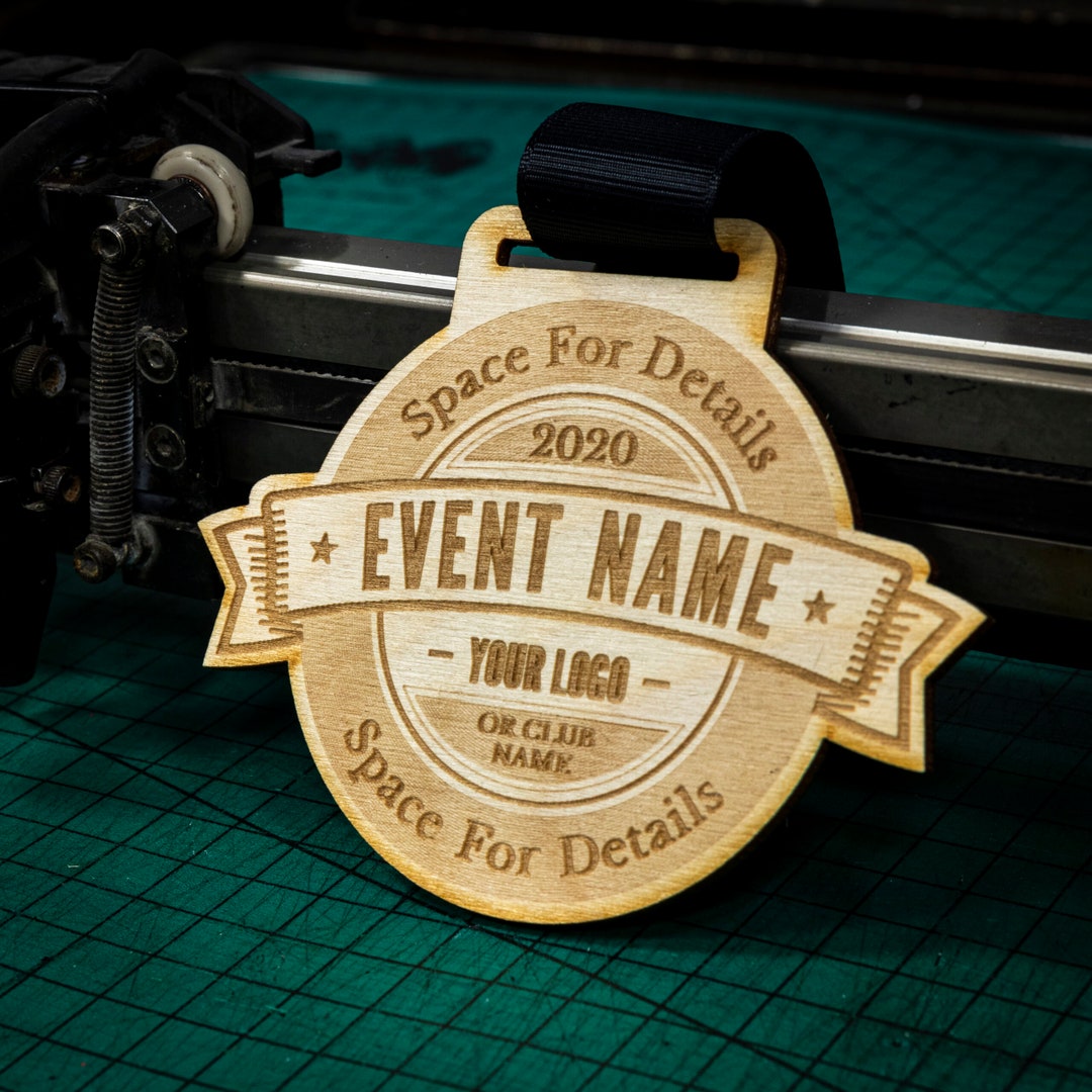 Personalised Wooden Medal Design 2 Sport Custom Medals Race - Etsy