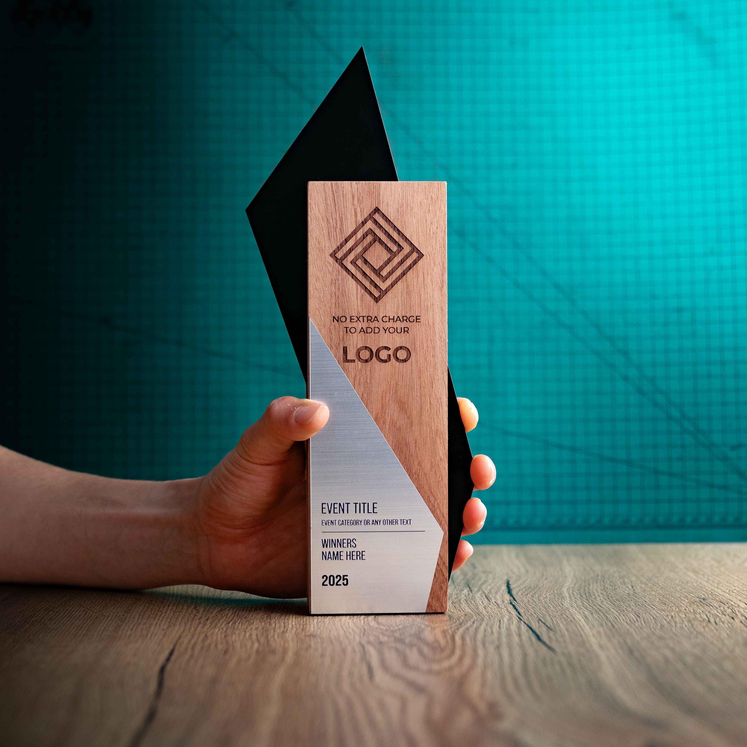 Personalised Wooden Trophy Kite Award Personalized Bespoke Design ...