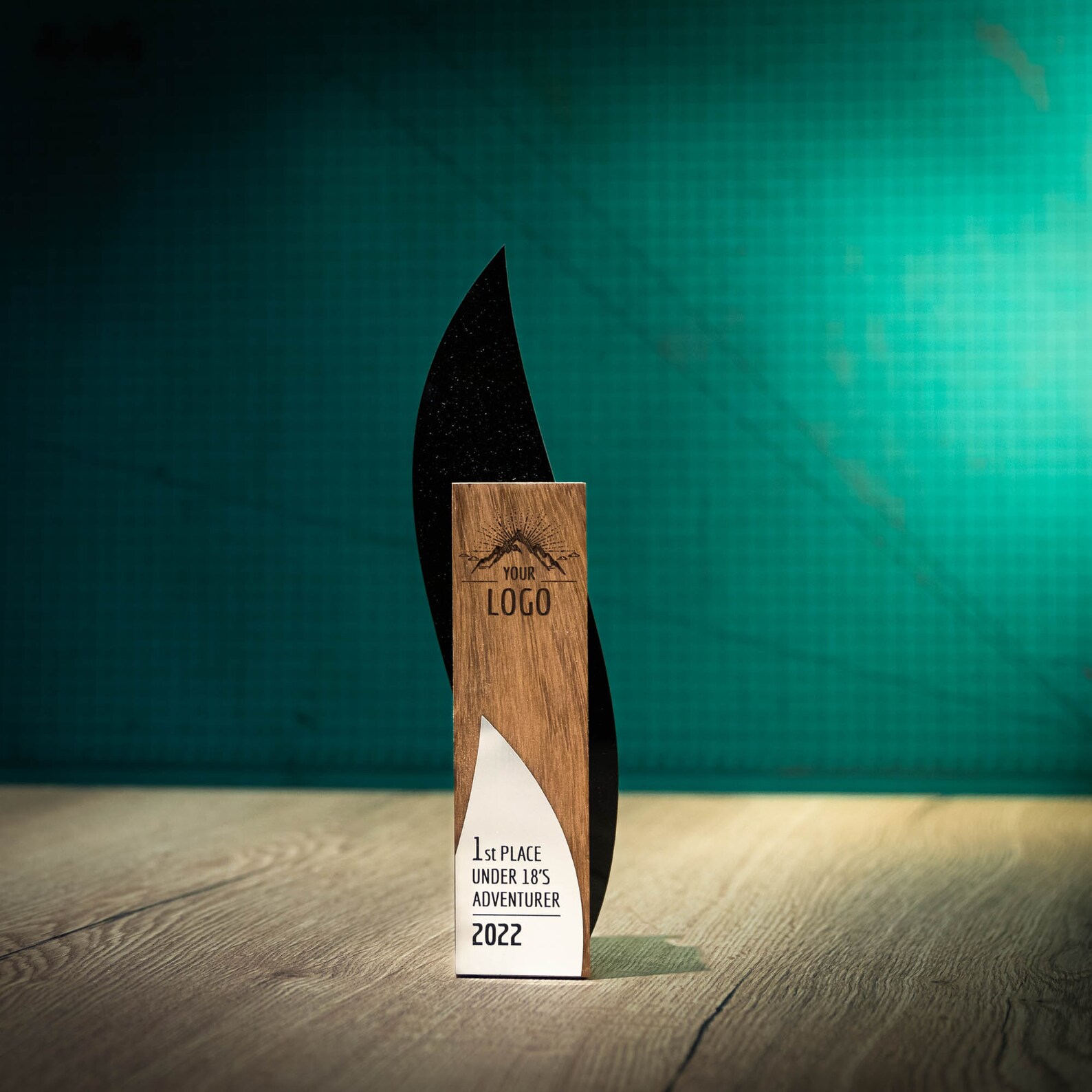 Personalised Wooden Trophy Flame Award Personalized Bespoke - Etsy UK