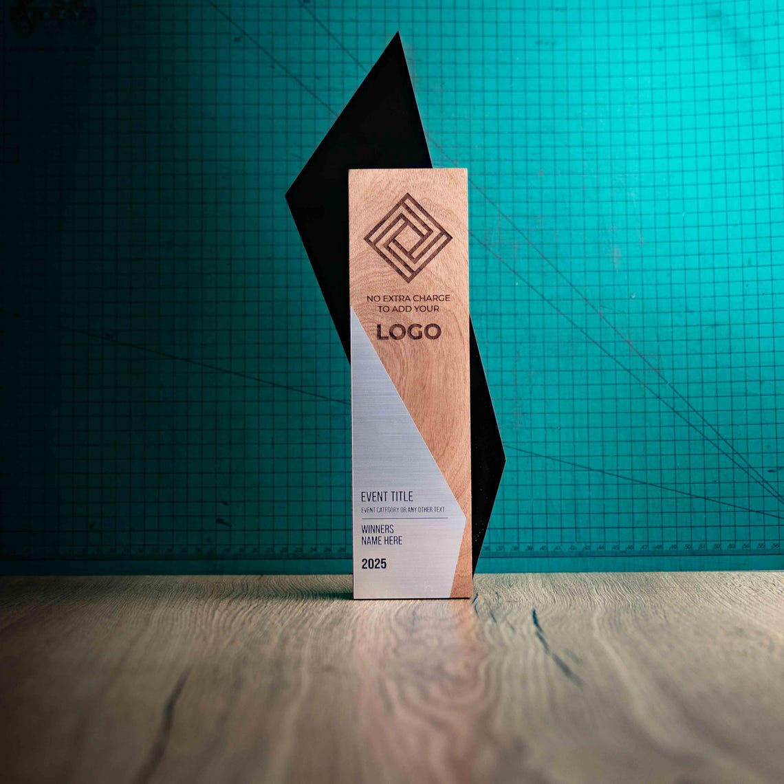 Personalised Wooden Trophy Kite Award Personalized Bespoke Design ...