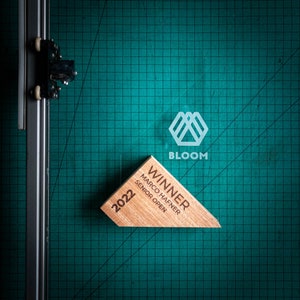 Personalised Wooden Eco Trophy Award GENOA Personalized Bespoke Design ...