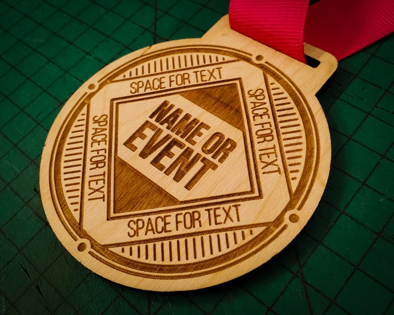 Personalised Wooden Medal Design 13 Sport Custom Medals Race - Etsy
