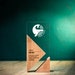 Personalised Wooden Acrylic APEX Trophy Award Personalized Bespoke ...