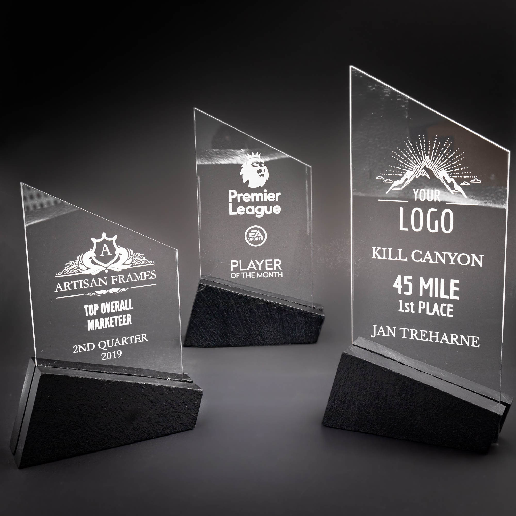 Personalised Trophy Slate Pinnacle Award Personalized Bespoke - Etsy