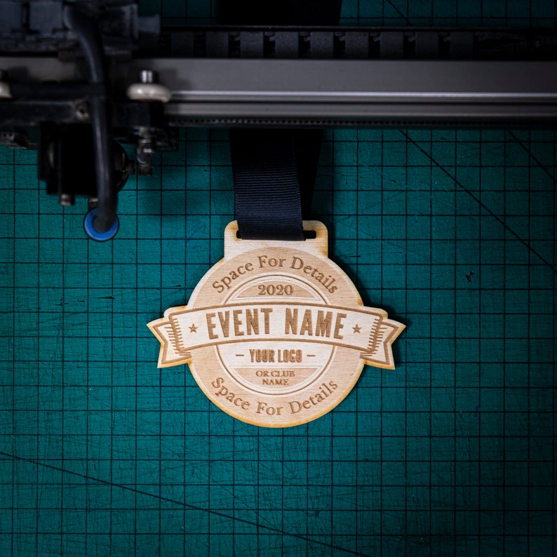 Personalised Wooden Medal Design 2 Sport Custom Medals Race - Etsy