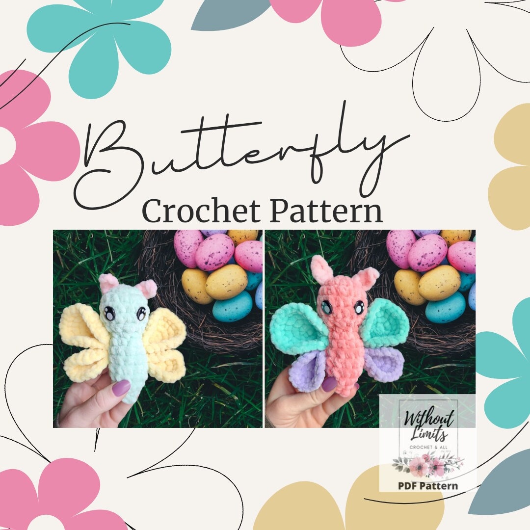 Mini Butterfly Crochet Pattern - Etsy