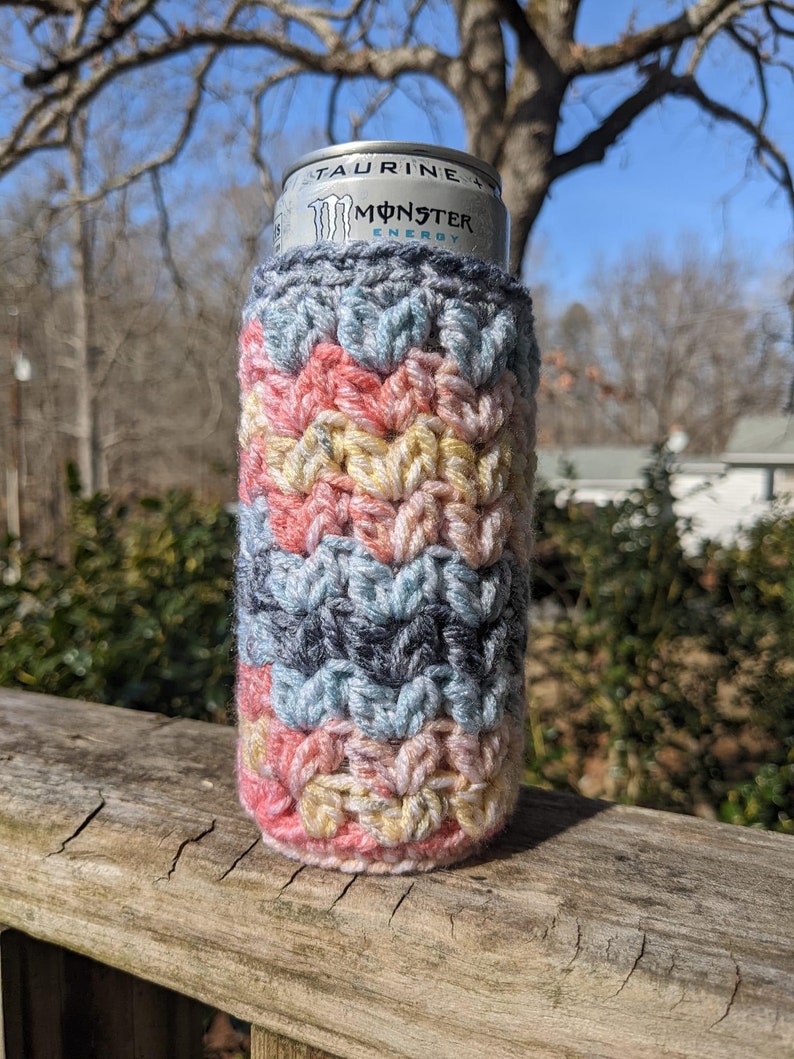 Slim Can Cozy Crochet Pattern - Etsy