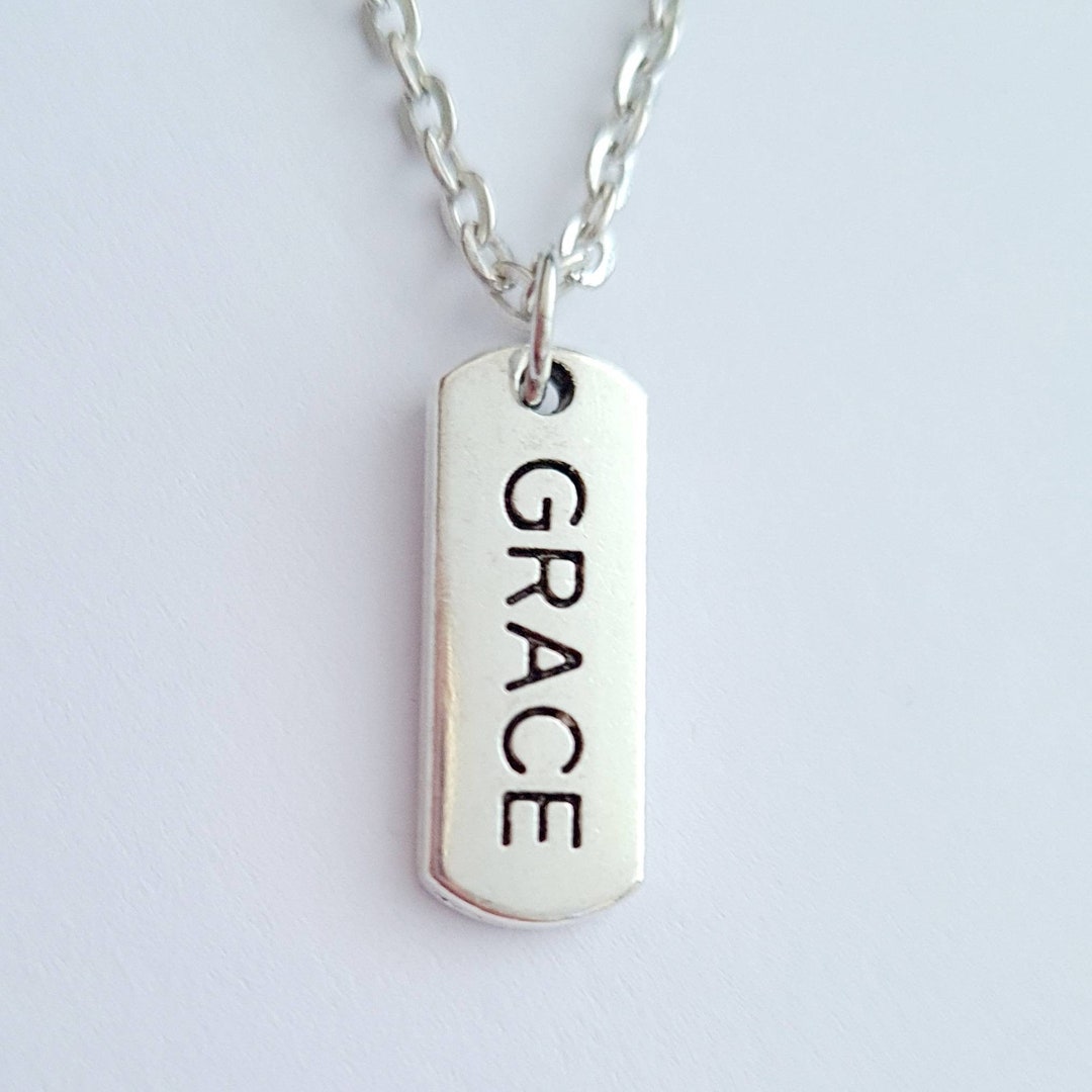 Grace Necklace, Christian Jewellery, Faith Jewellery, Christian Gift ...
