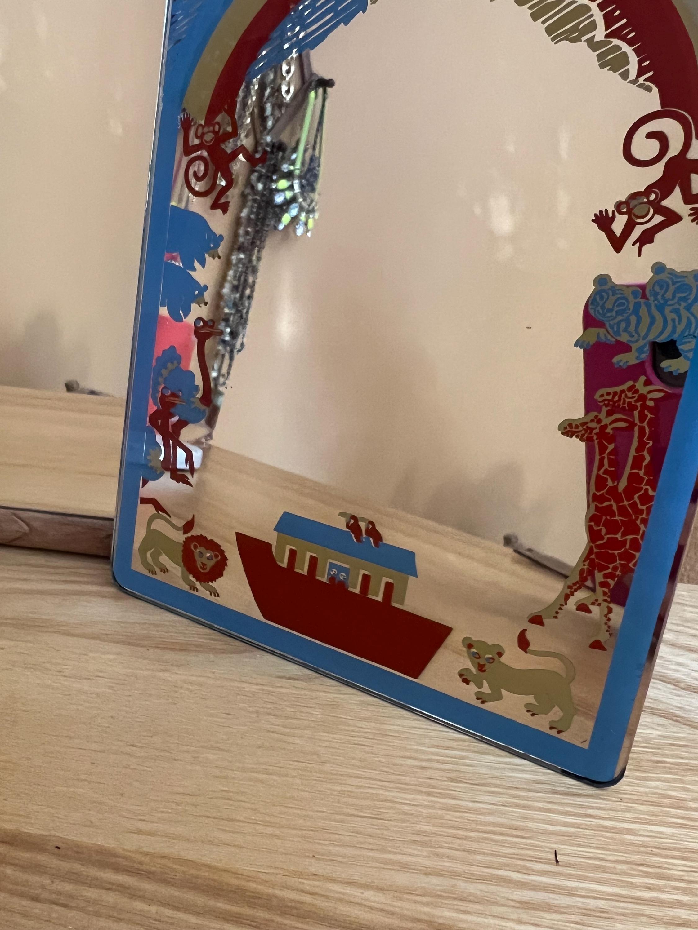 Vintage Children’s Noah’s Ark Mirror - Etsy UK