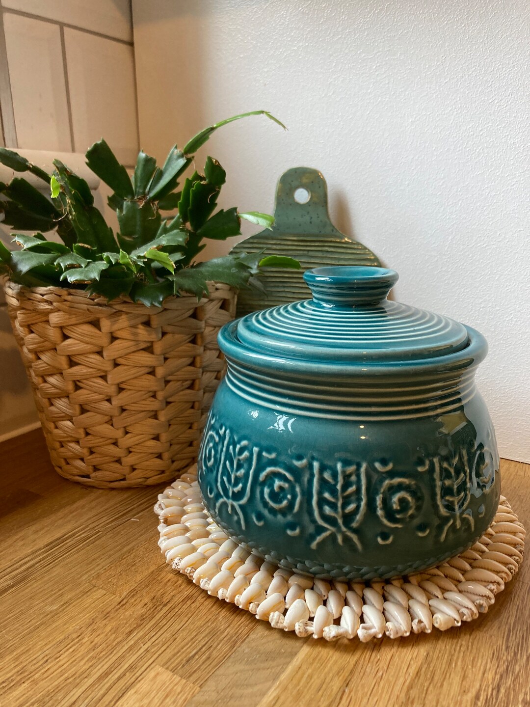 Vintage Crown Devon Vase Pottery Blue Bowl Casserole Dish Blue - Etsy UK