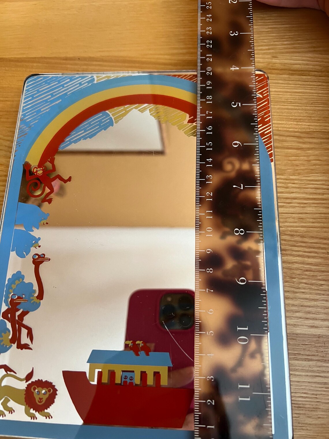 Vintage Children’s Noah’s Ark Mirror - Etsy UK