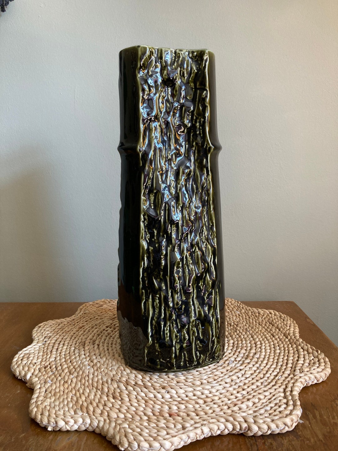 Vintage Arthur Wood Bracken Vase - Etsy UK