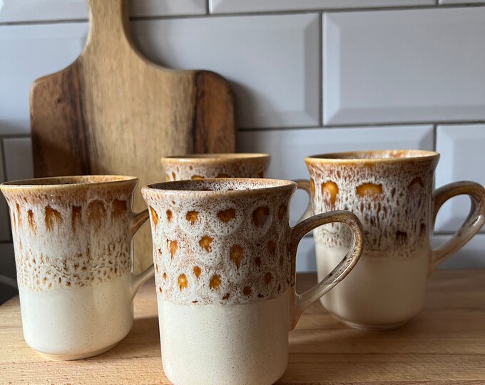 Vintage Fosters Pottery Honeycomb Coffee Cups - Etsy