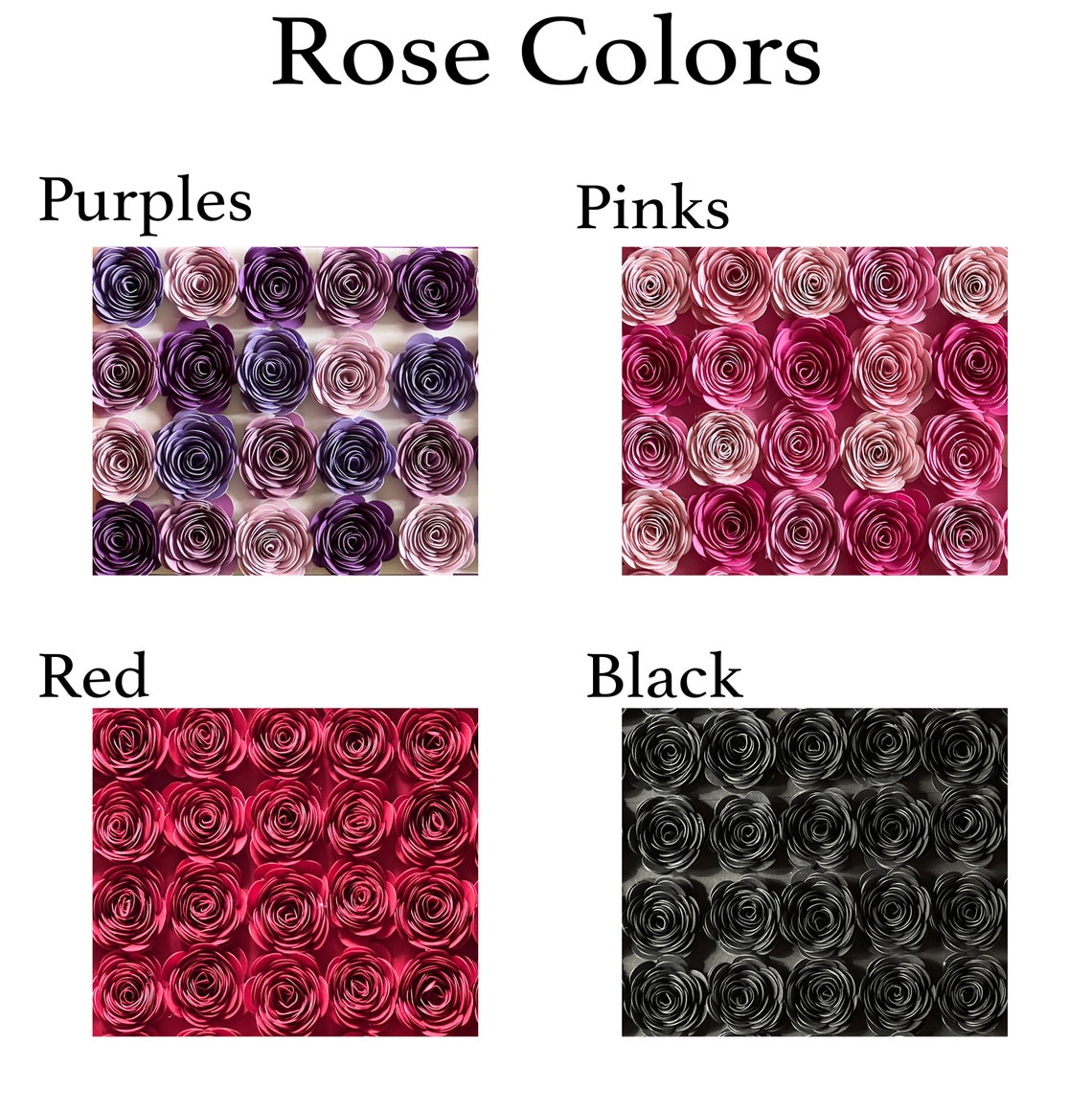 Personalized Shadow Box With Paper Roses for Mother's Day - Etsy