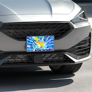 Anime Characters Printed License Plates, Pokémon Printed Front License ...
