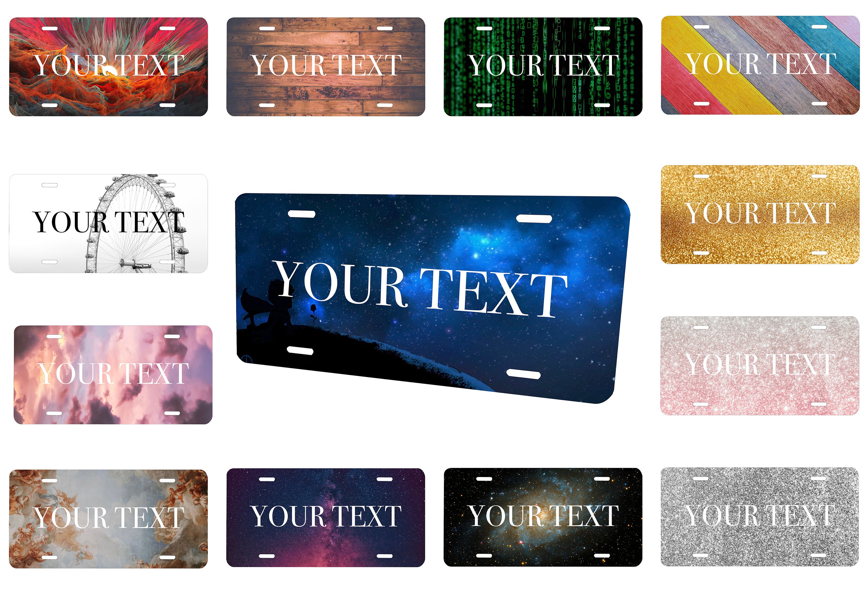 Custom License Plate for Cars & Bikes Tag Personalized - Etsy