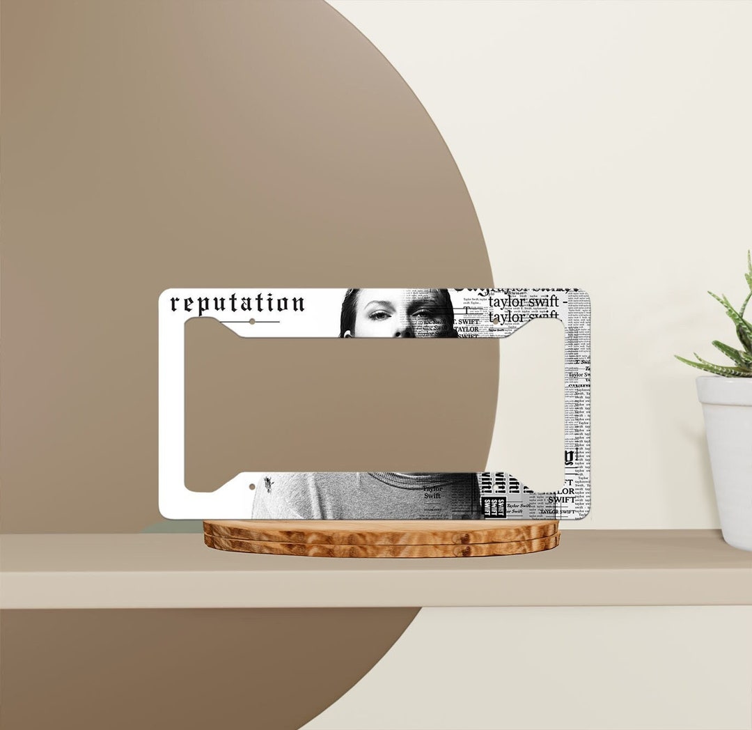 Taylor Swift License Plate Frame, Reputation Album Taylor Design Print ...