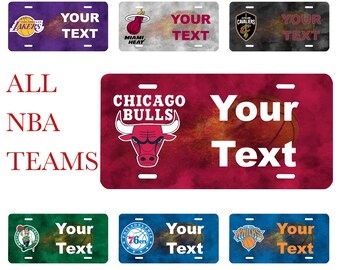 Nba License Plate - Etsy