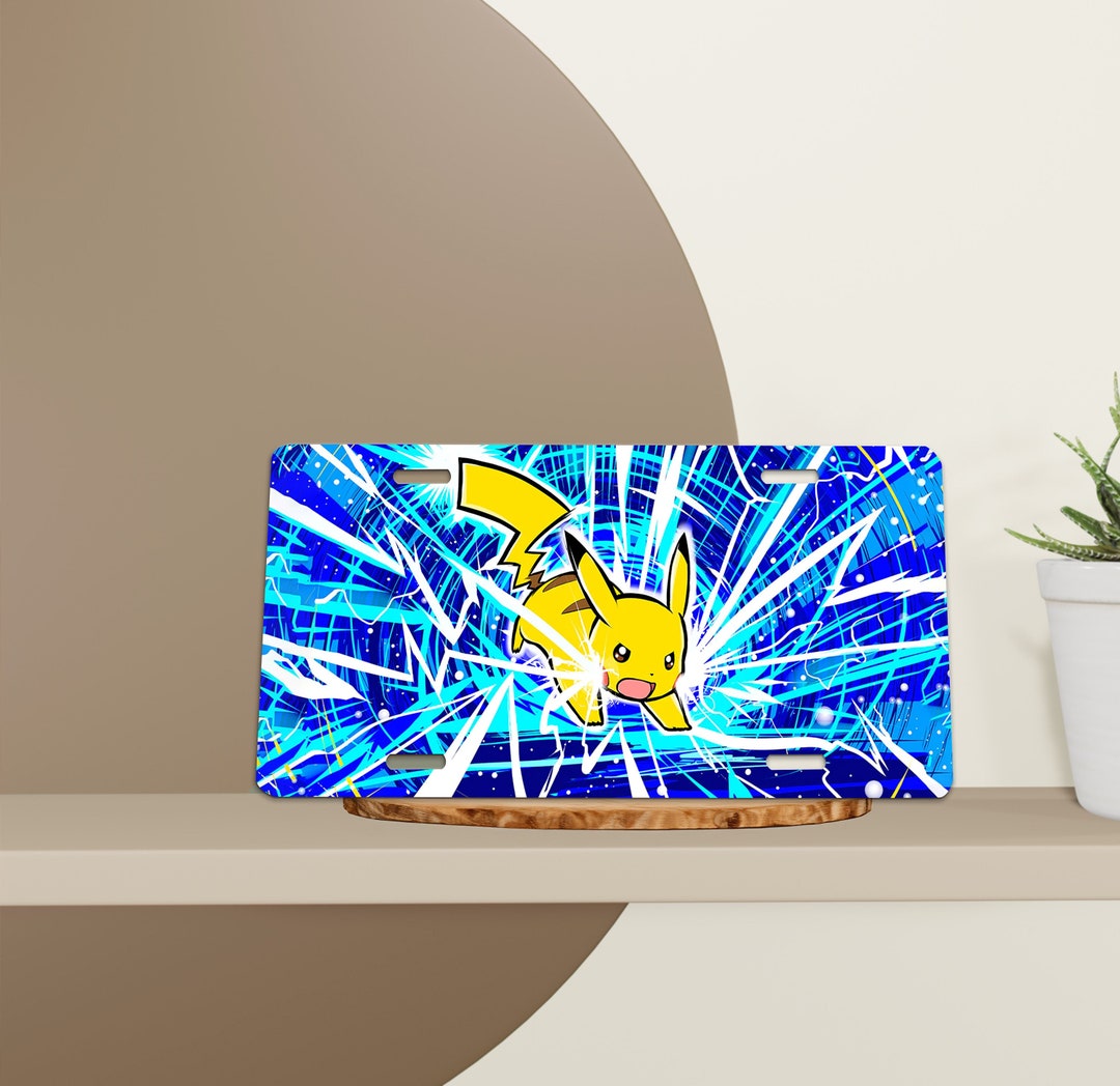 Anime Characters Printed License Plates, Pokémon Printed Front License ...