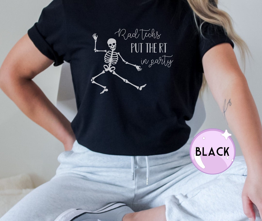 Skeleton Rad Tech Shirt | Halloween | Fall | Seasonal | Radiology ...