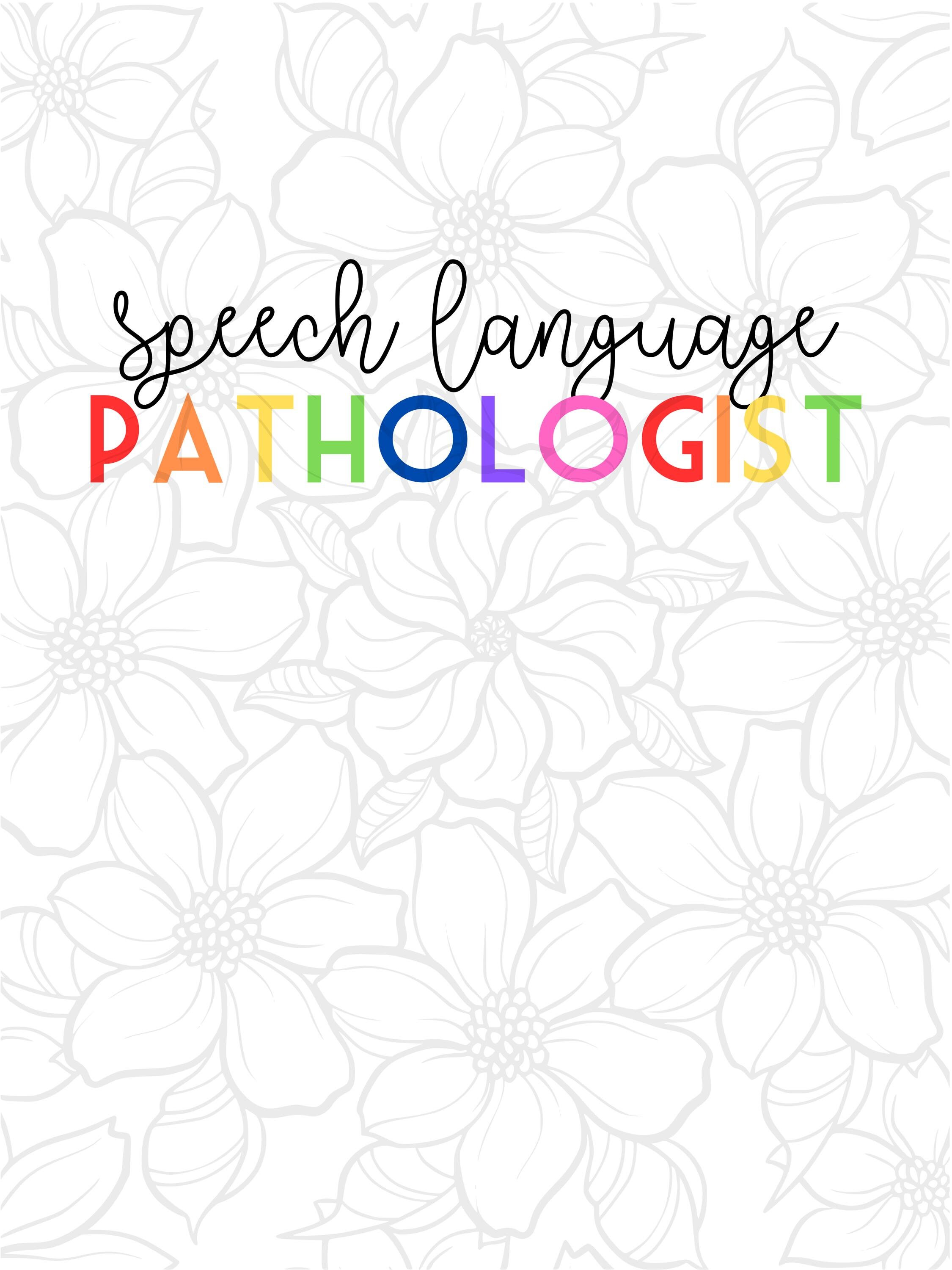 SLP Rainbow PNG | Speech-language Pathologist Png | Retro Design ...