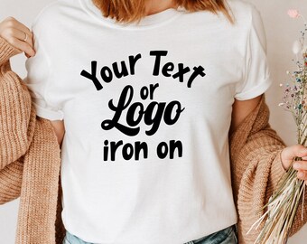 Custom Iron on Logo | Etsy