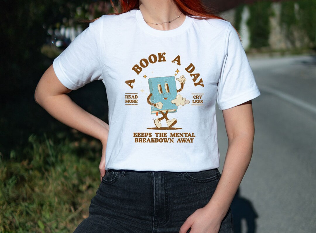 Book Shirts, Floral Book T-shirt, Reading Shirt for Librarian, Teacher ...