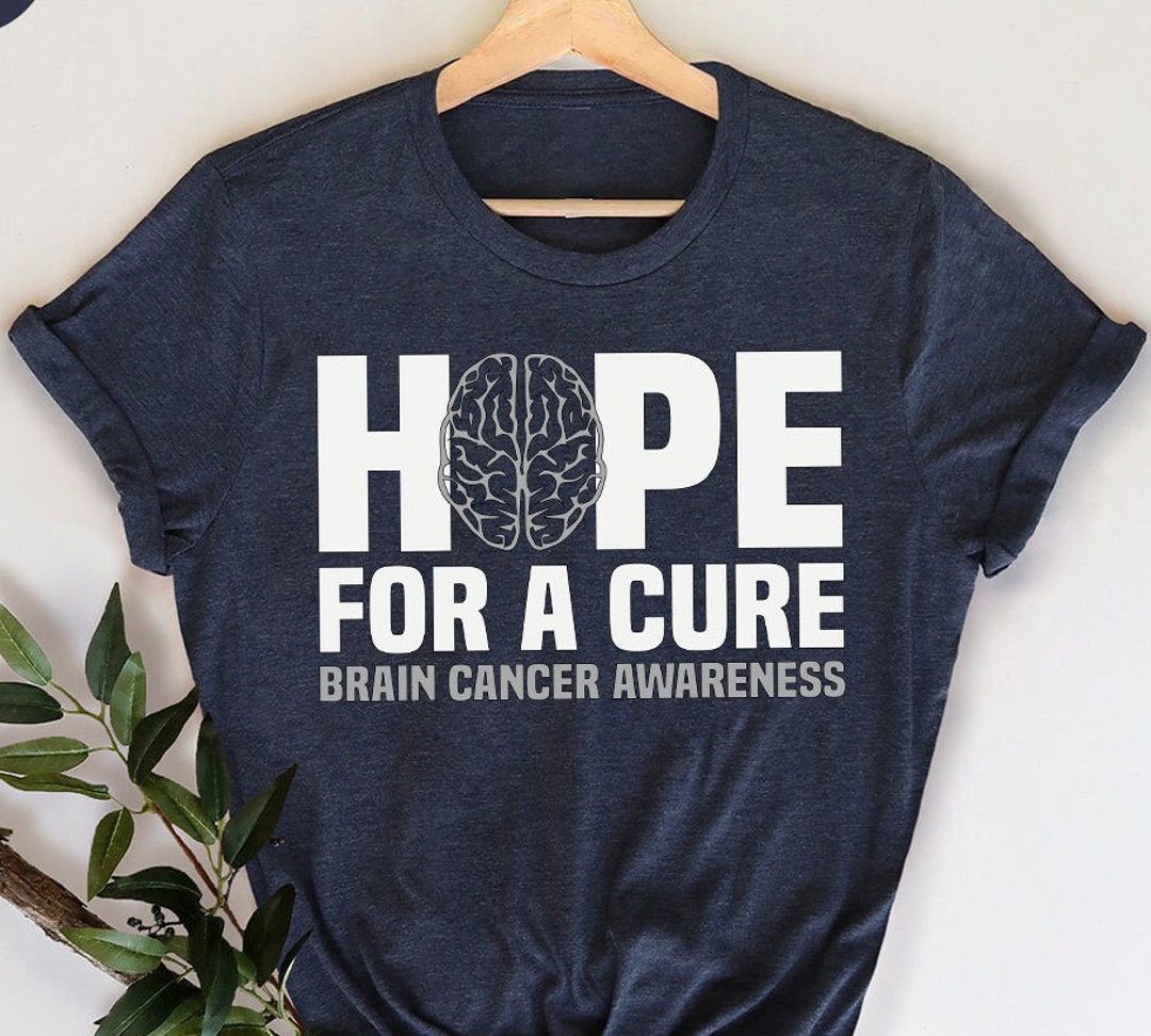 Cancer Survivor Gift, Brain Cancer Shirt, Warrior Graphic Tees ...