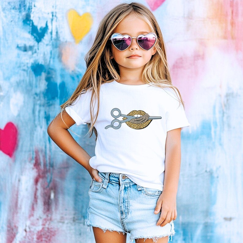 Leopard Lips With Scissors Shirt, Bold Graphic Tee, Fashion Lover T ...