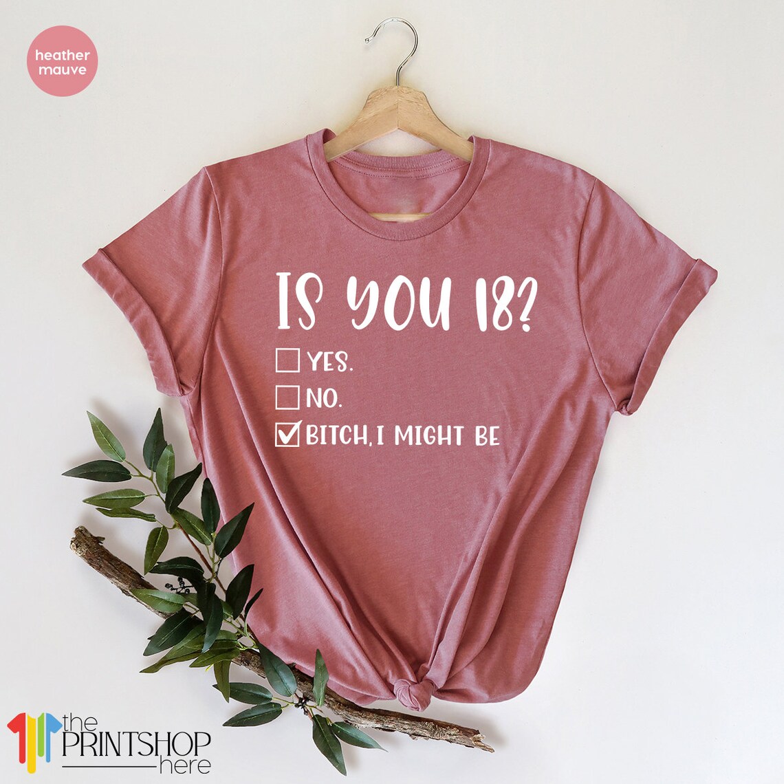 18th Birthday Shirt, 18 Years Old Tshirt, Eighteen Birthday Tee, Sweet ...