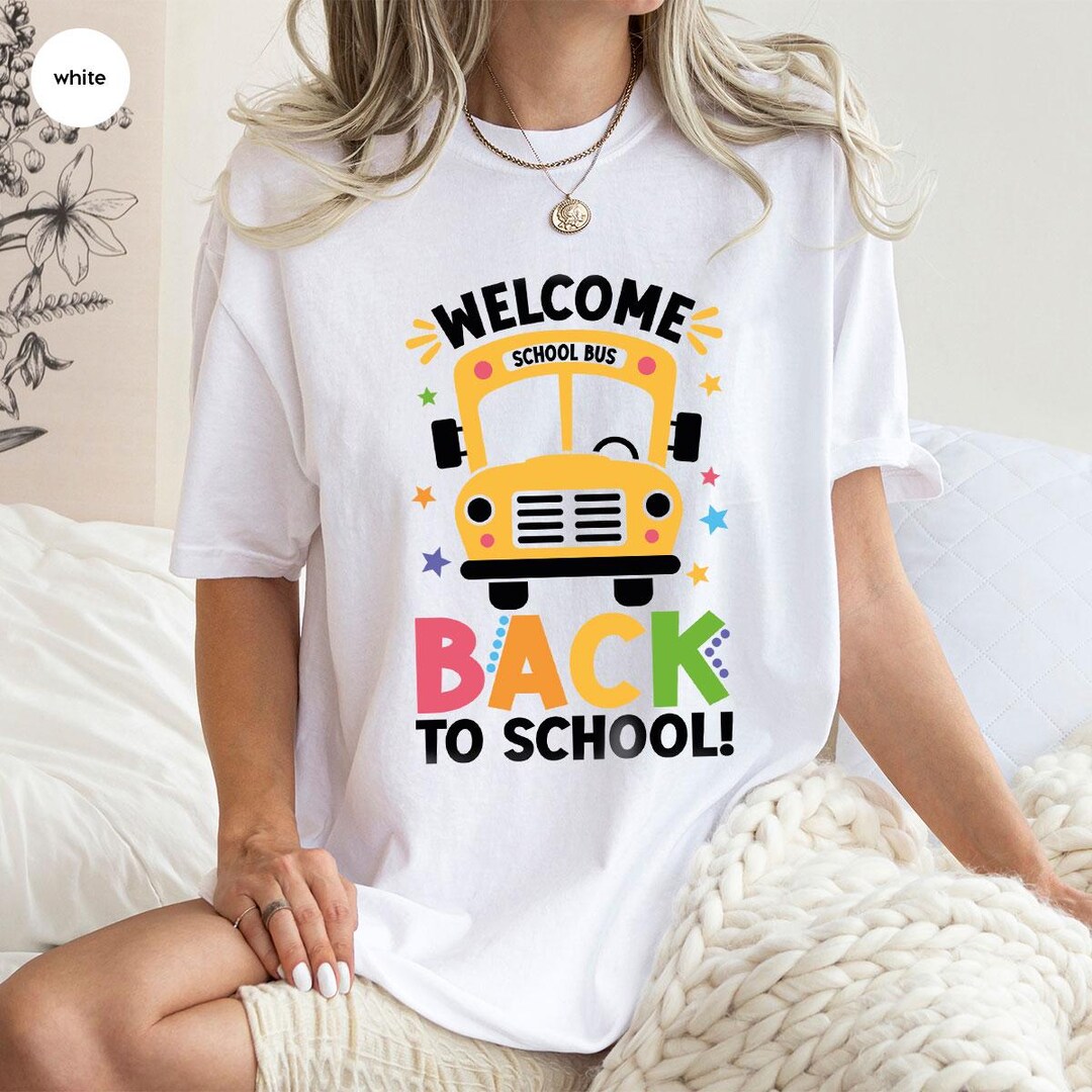 Custom School Bus Driver Shirt, Personalized Name School Bus Driver ...