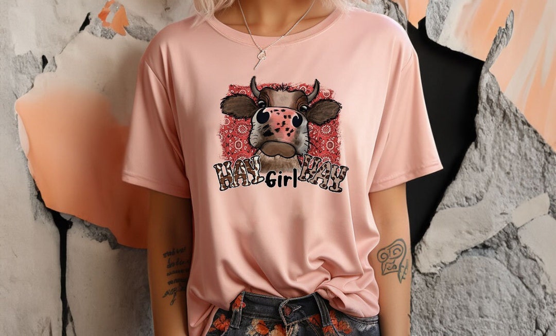 Hey Cowgirl Shirt, Funny Cow Lover Tee, Heifer Humor T-shirt, Cow Lady ...