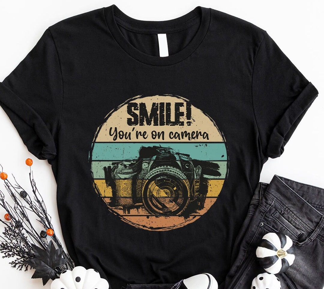 Retro Photography T-shirt, Vintage Photographer Tshirt, Hobby Clothing ...